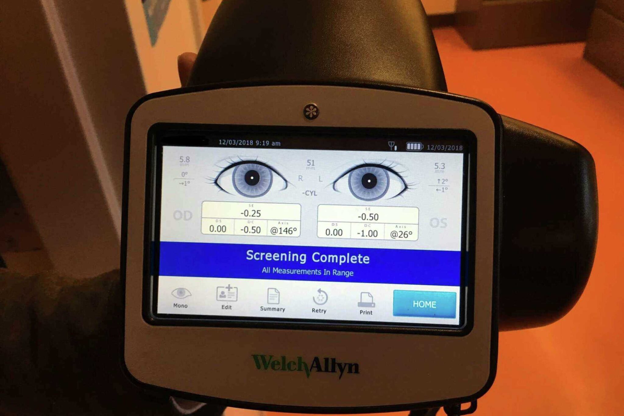 Spot Vision Screener VS100S-B | Saturn Optical